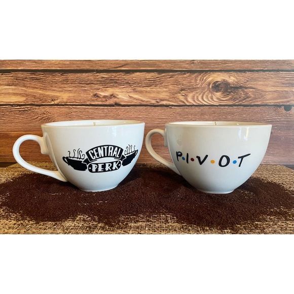 Hand Crafted | Accents | Friends Themed 5oz Central Perk Coffee Cup ...